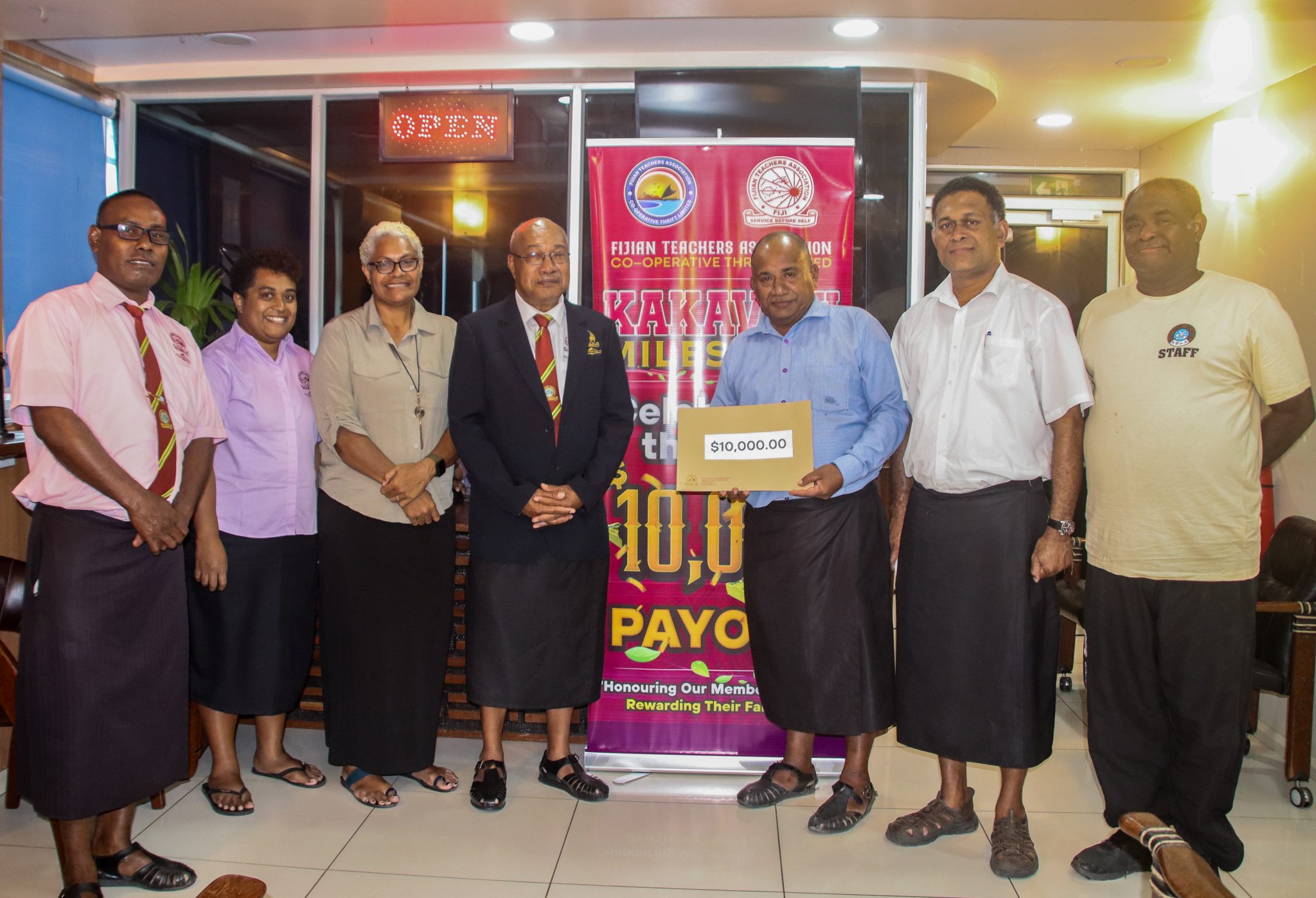 Kakavaki Official First Payout – $10K – FTA Co-operative Thrift Limited